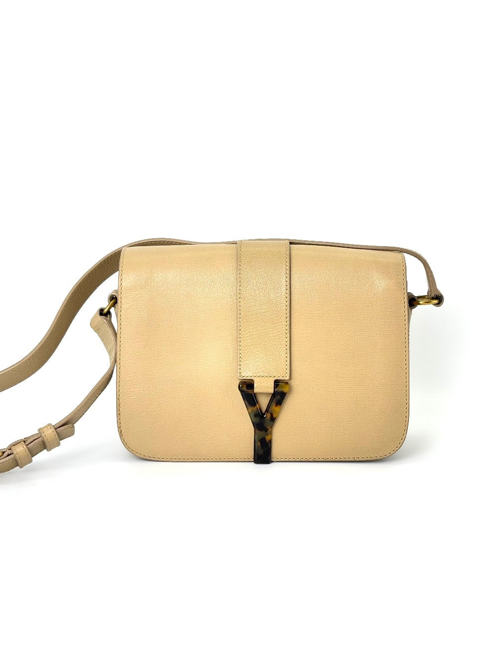 Preowned. YSL Flap Beige – The Orange Box PH