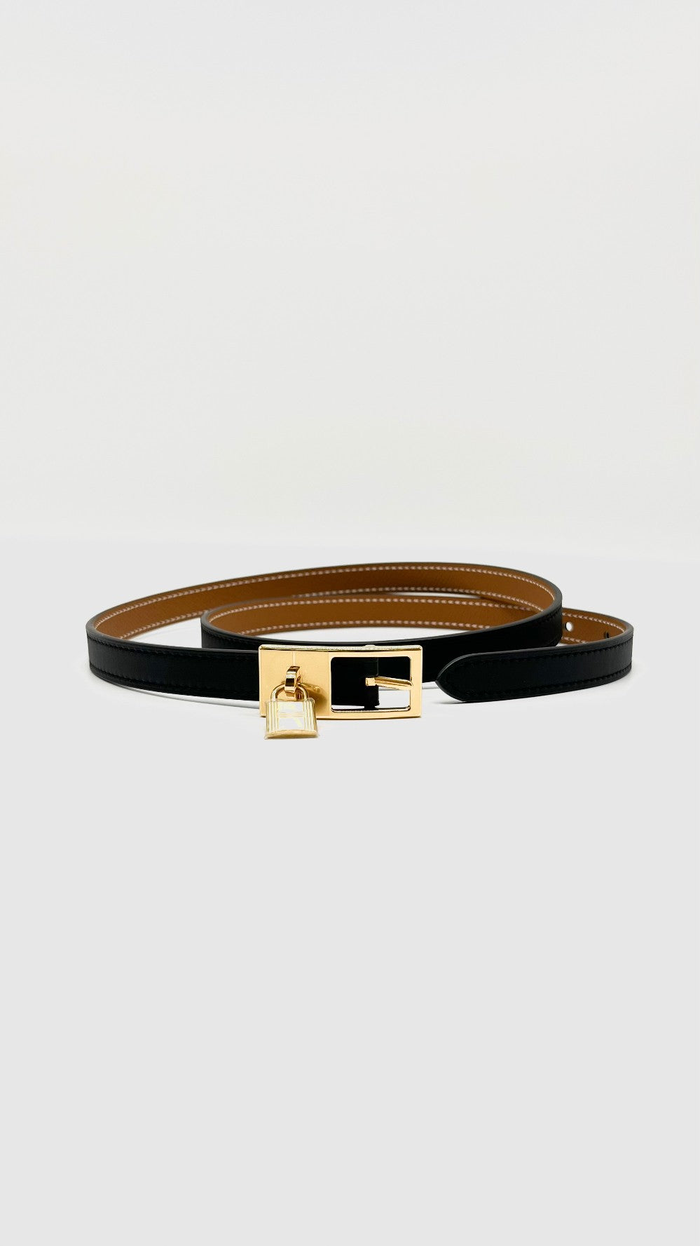 Brand New. Hermes Lucky 15 Belt Black GHW – The Orange Box PH